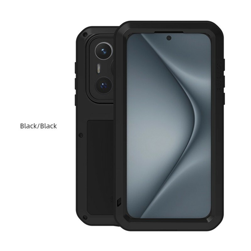 Премиальный чехол с защитой от ударов для Huawei Pura 80 в черном цвете