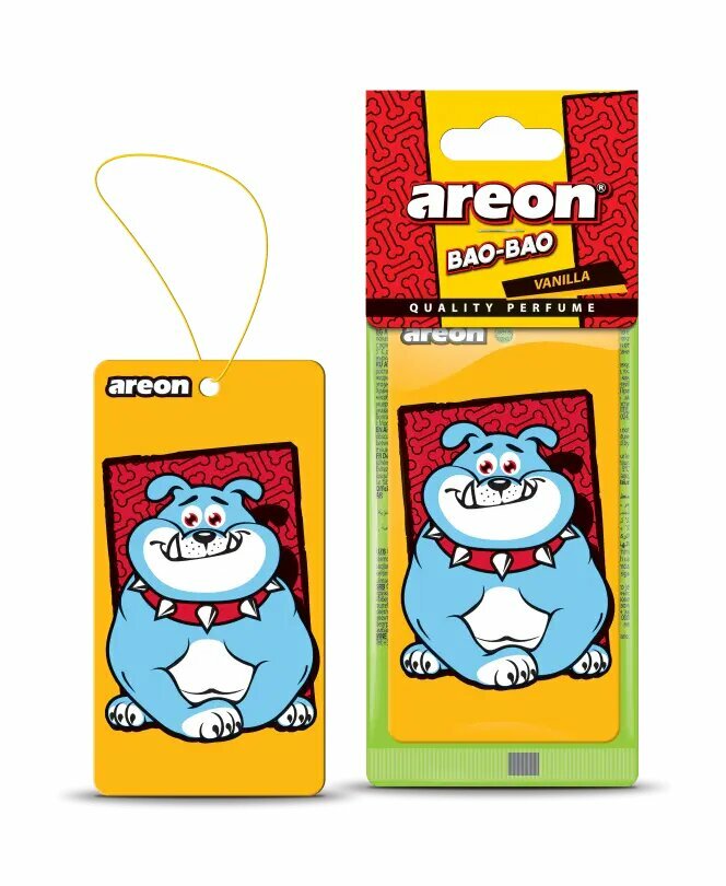 Ароматизатор подвесной Areon 704-045-BAO-ЧЗБ Vanilla/Ваниль