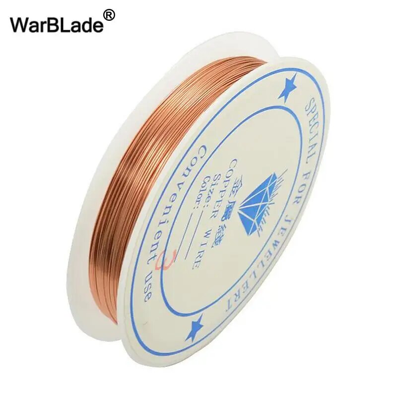 Медная проволока WarBLade для бижутерии 40 м 0.3mm about 30 m, Light copper