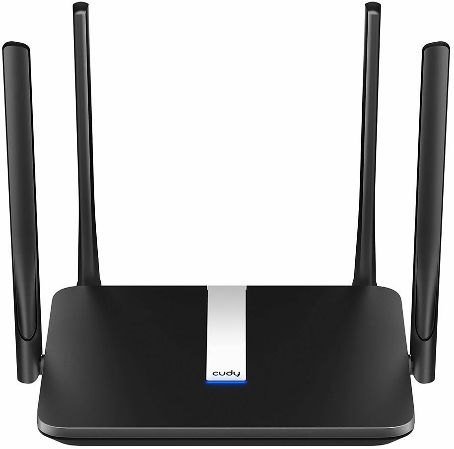 Роутер беспроводной Cudy LT500 AC1200 10/100BASE-TX/4G cat.4 черный