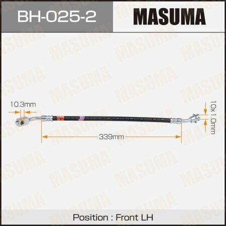 BH-025-2 Шланг тормозной NISSAN DATSUN/MISTRAL/TERRANO