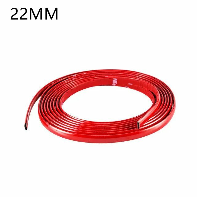 Красная самоклеящаяся полоса на бампер 22MM, 3M