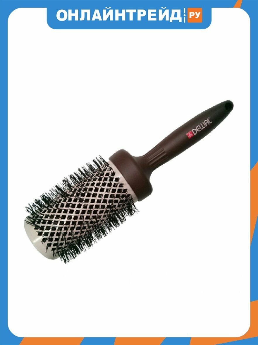 Термобрашинг Dewal Professional DEWAL MOKKA, с волнистой щетиной d53х70мм
