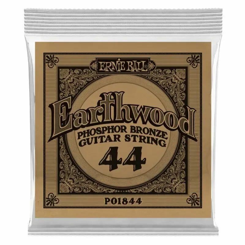 Струна для акустической гитары Ernie Ball P01844 Earthwood, фосфорная бронза, калибр 44
