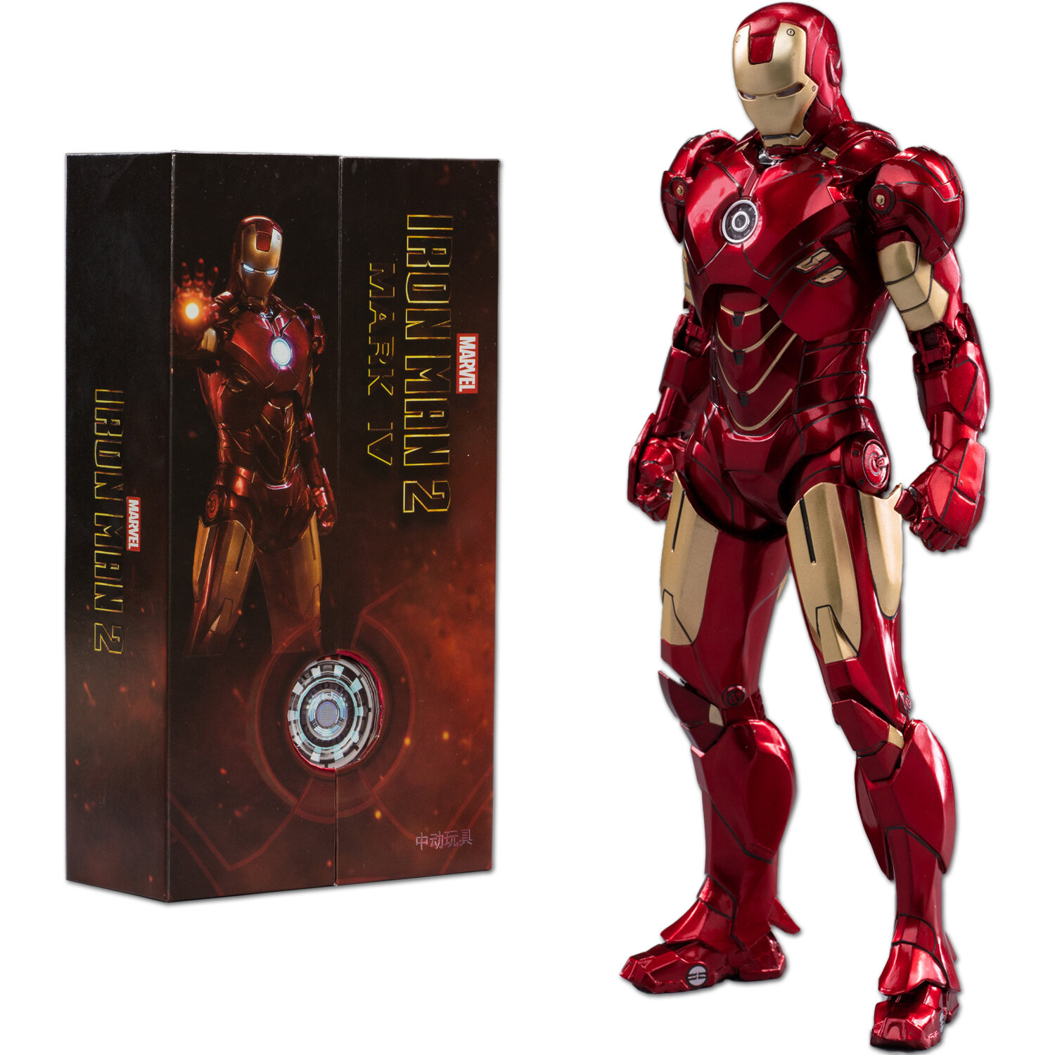 Фигурка унисекс MARVEL Iron Man MK4 Gannak, Ten Anniversary Collector's Edition, Red