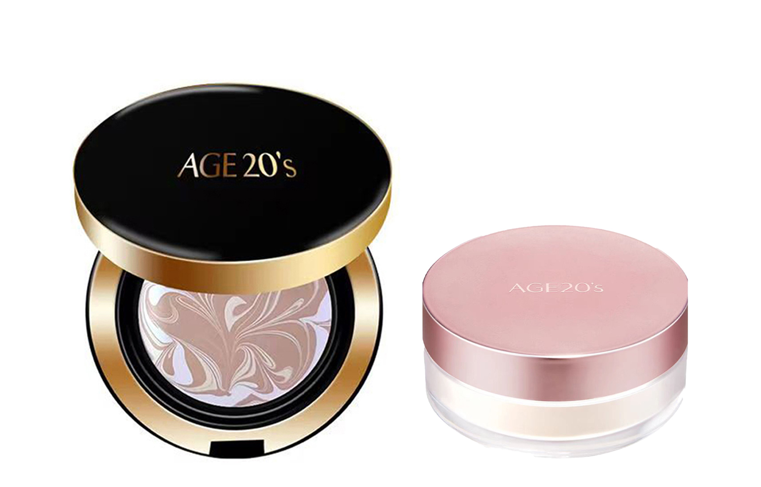 Пудра-кушон женская Aekyung Age20's Air Cushion Hydrating Long Lasting Concealing Formal Wear+Loose Powder, 13 г