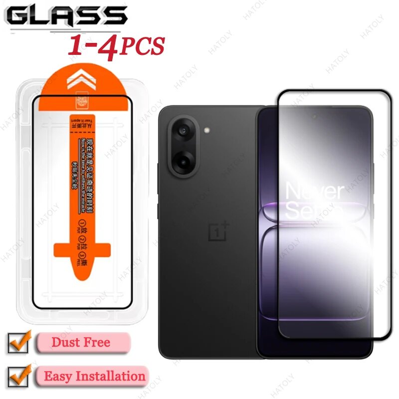 Простая установка. Защитное стекло Racing Glass Dust Free для OnePlus Ace 5 Racing, 4 Screen Glass