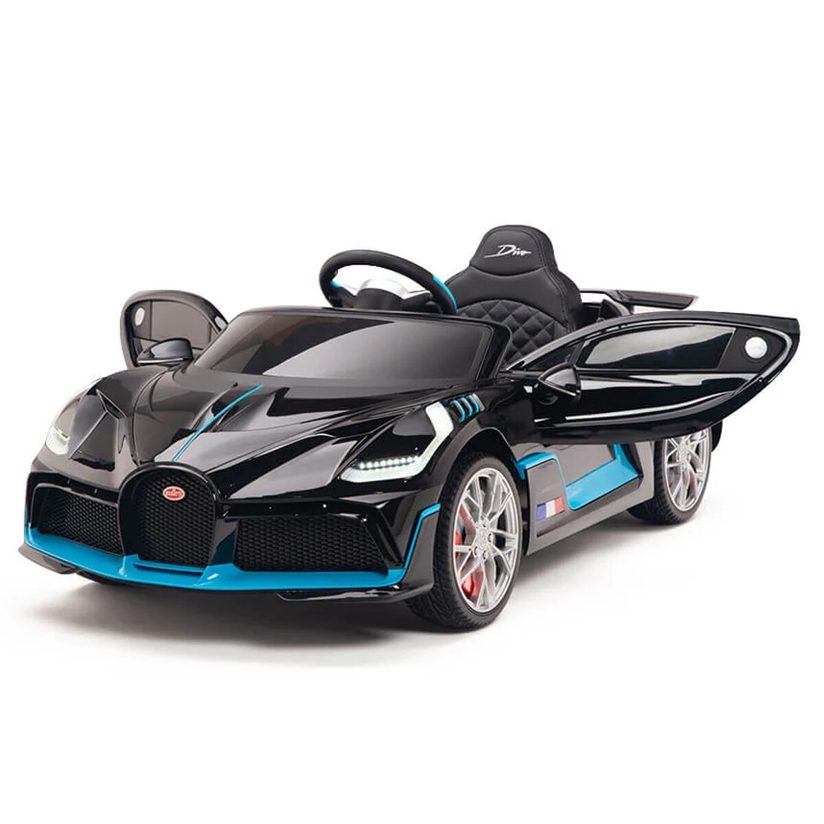 Детский 12V электрокар Bugatti премиумкласса