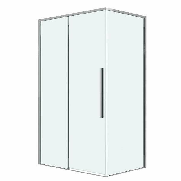 Душевой уголок Grossman Galaxy 130x100 120. K33.01.1310.10.00 профиль Хром стекло прозрачное