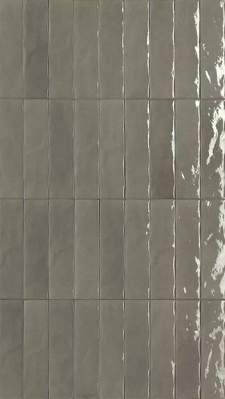 Керамическая плитка Fap Ceramiche Glim GL Grigiofum BR fRMS настенная 6х24 см