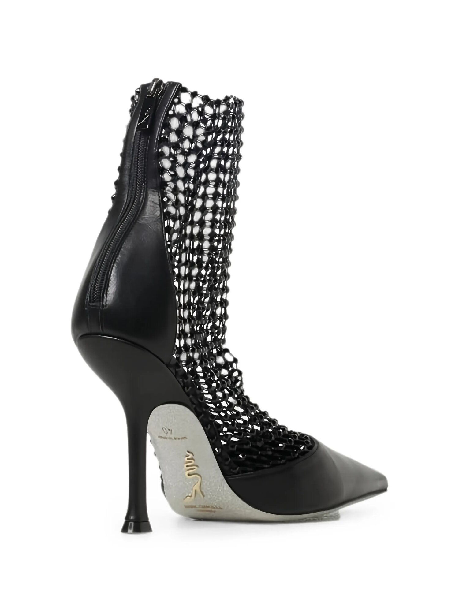 Туфли RENE CAOVILLA Crystal-embellished mesh pumps, размер 36 — фото 1