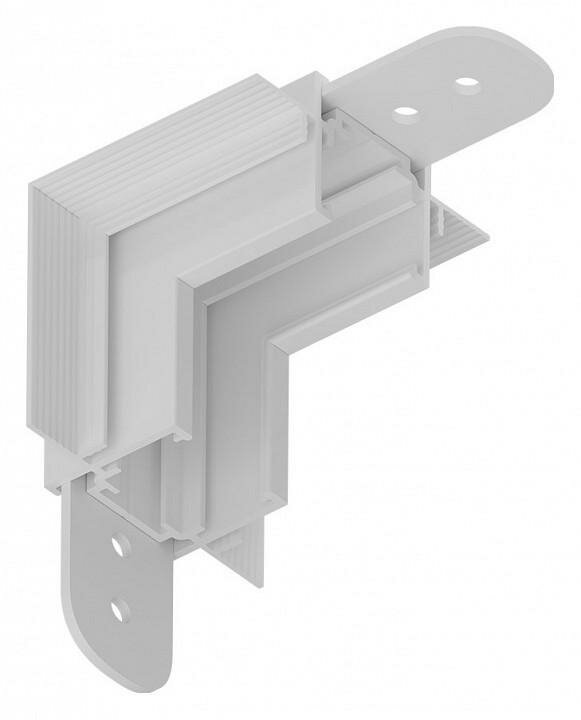 Соединитель угловой L-образный для треков накладных Arte Lamp Optima-Accessories A731733 цвет арматуры Белый