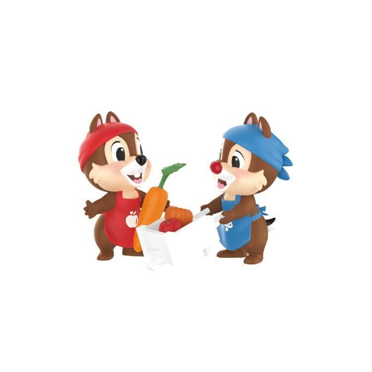 Фигурки коллекционные унисекс POP MART Disney Chip 'N Dale Playful Brother, Confirmed-Happiness Harvest (Open)