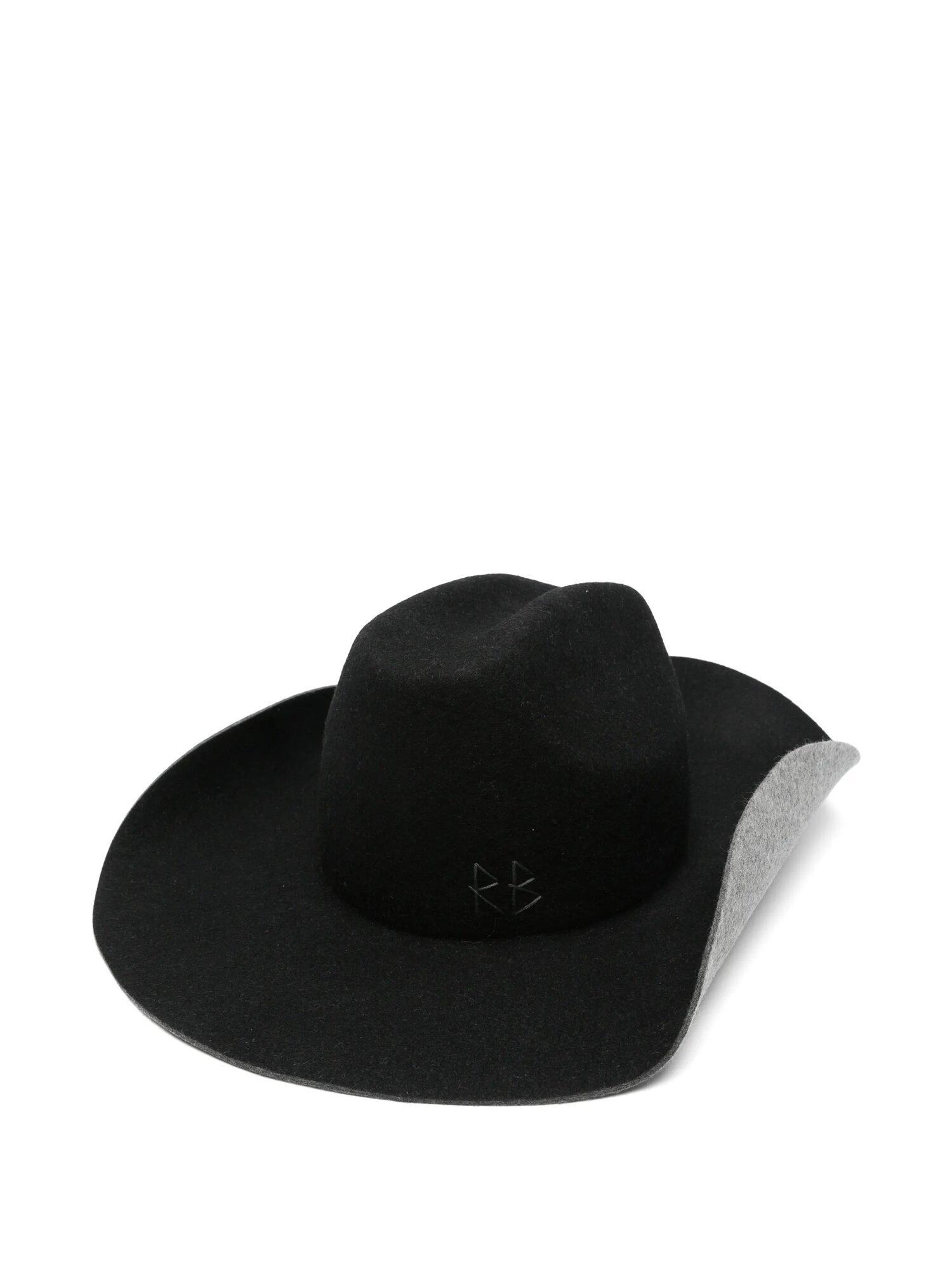 Шапка Logo-embroidered felt hat для девочек