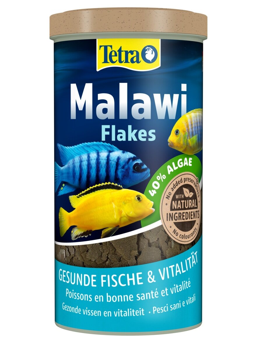 Корм для травоядных цихлид Tetra Malawi Flakes 1000ml