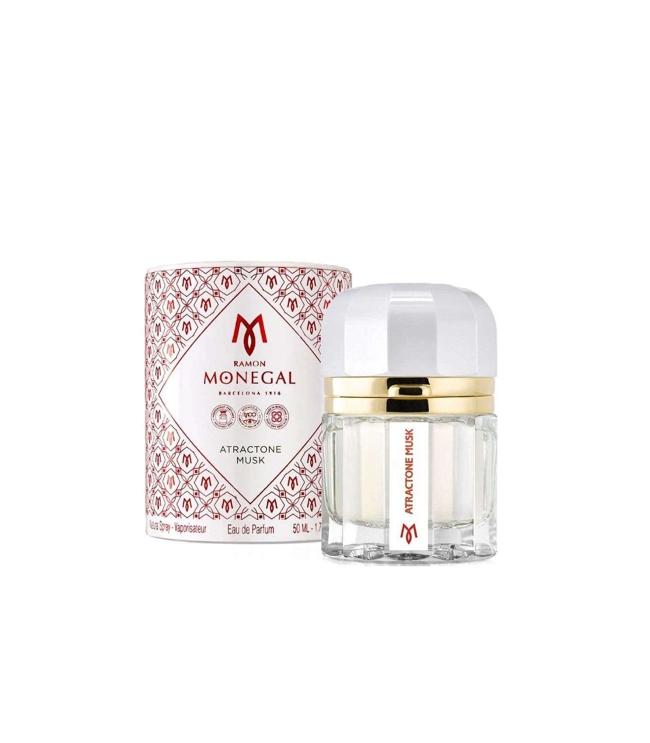 Ramon Monegal Atractone Musk 50 мл парфюмерная вода, унисекс, цветочные, древесные, мускусные