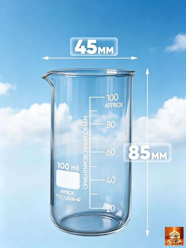 Емкость мерная, 100 мл