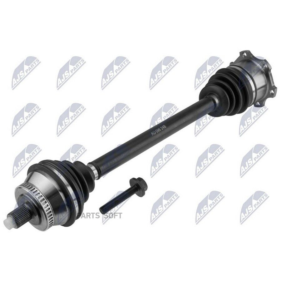 Полуось AUDI A4 1.9TDI 00-, VW PASSAT 1.9TDI 99-, SKODA SUPERB I 1.9TDI 02- /LEFT, MTM/ от официального дистрибьютора, NTY, артикул NPWAU096