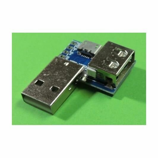 Плата- Переходник XFW-USB3 с разъемами USB гнездо+USB штекер + USB-микро гнездо