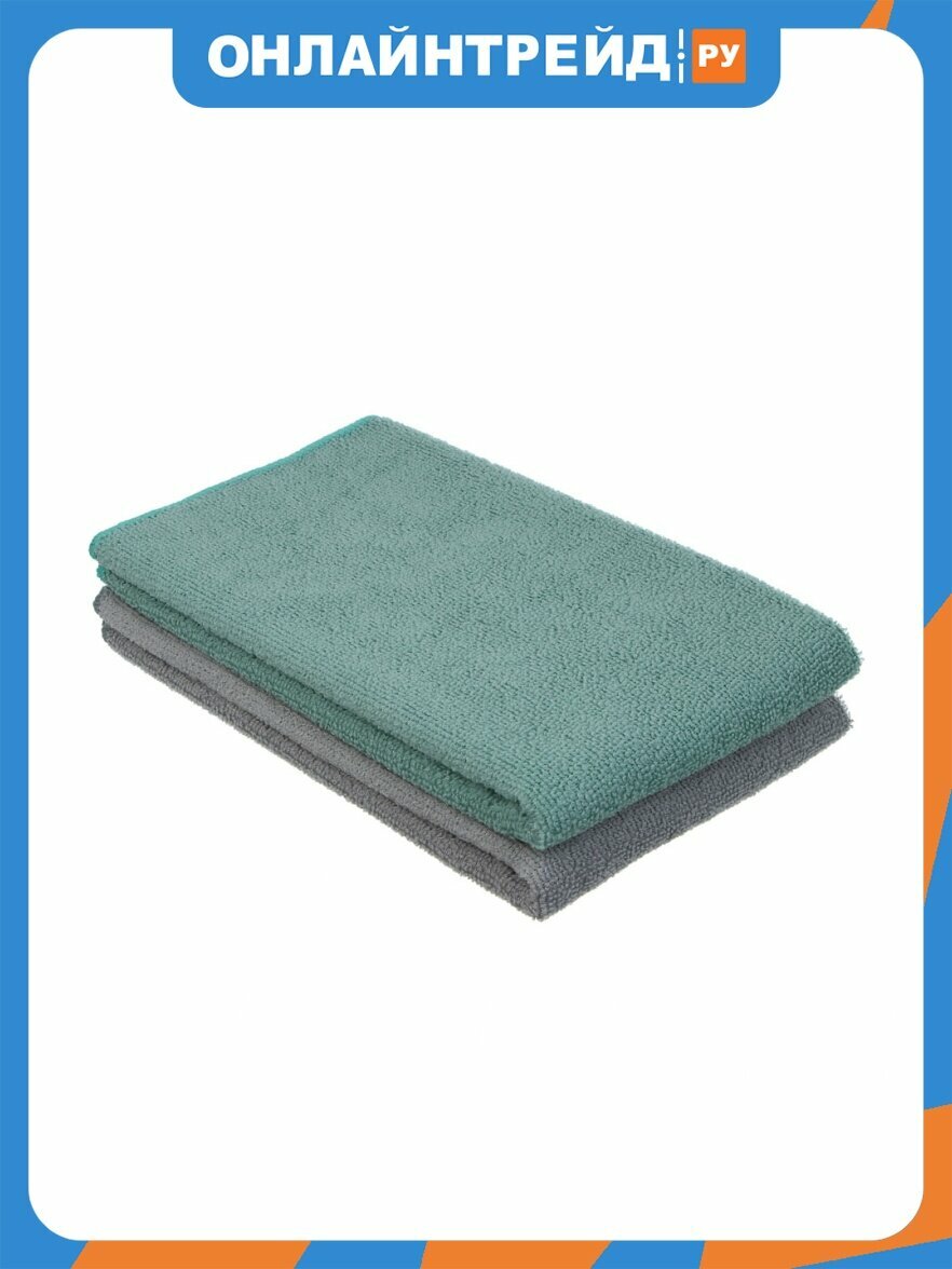 Vetta Тряпка для пола из микрофибры махровая, 50х70см, 220г/кв. м, 2 цвета (448-020)