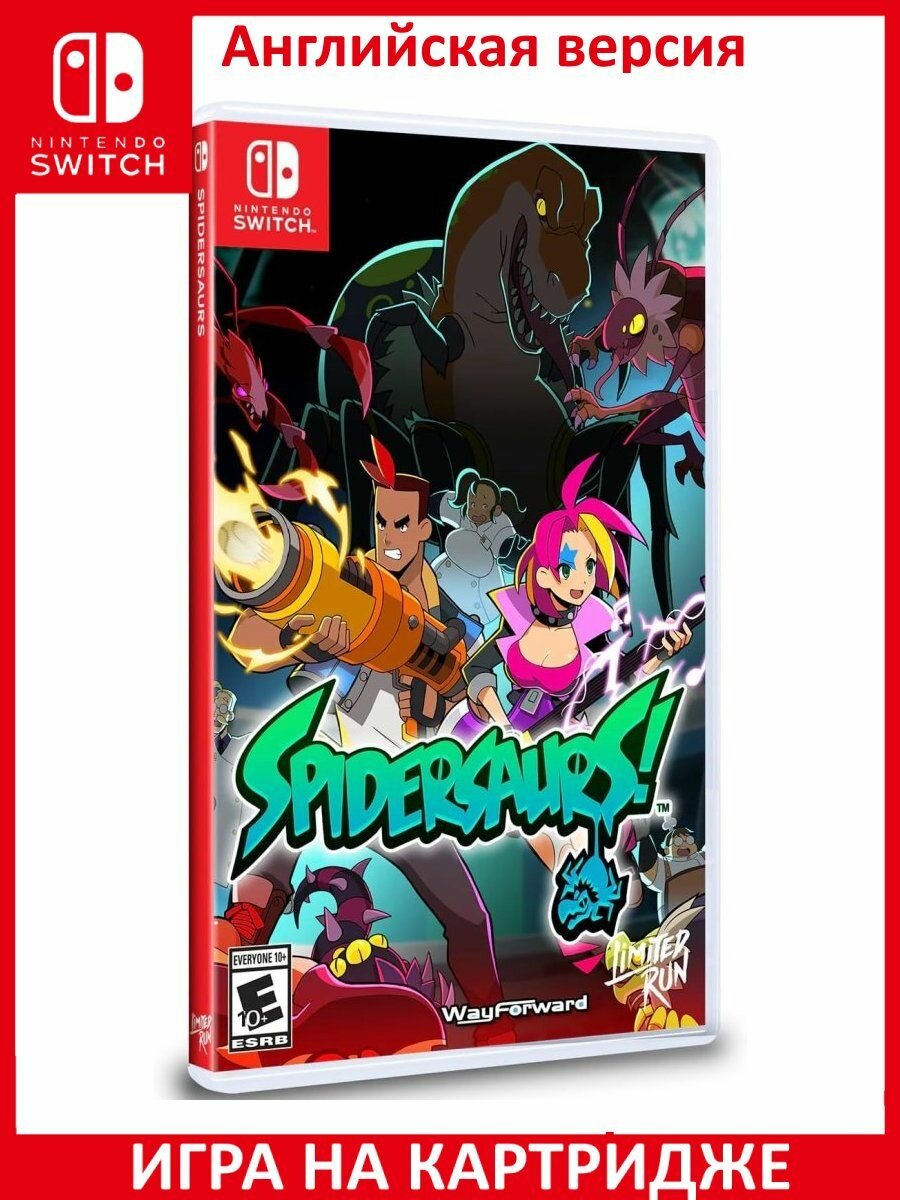 Игра Spidersaurs (Limited Run) Switch Картридж на Nintendo Switch Английская версия