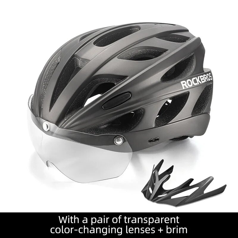 ROCKBROS MTB шоссейный шлем TT-16 Черный, TT-16-TI-B