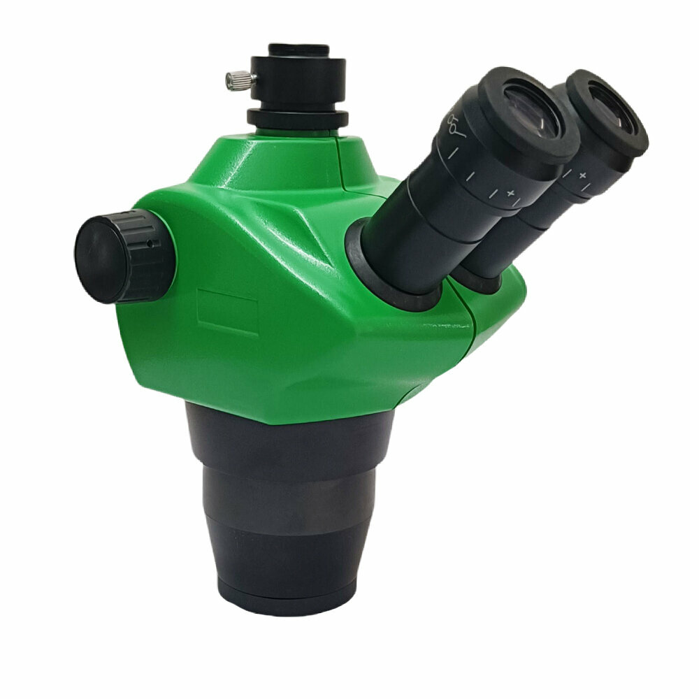 Новые пластиковые головки 8X - 50X с окулярами WF10X / 22MM trinocular microscopio head