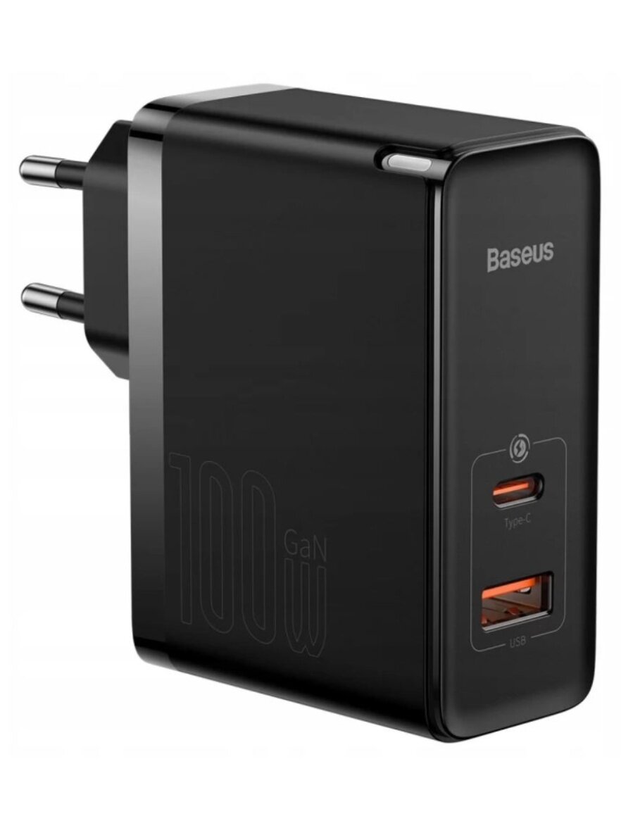 Сетевое зарядное устройство Baseus GaN5 Pro Fast Charger 100 Вт, с кабелем 1м, черный
