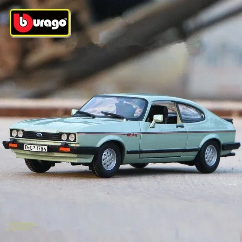 1:24 1982 Ford Capri Alloy Car Model Diecasts Metal Retro Sports Car, Детские игрушки, подарки для коллекционеров