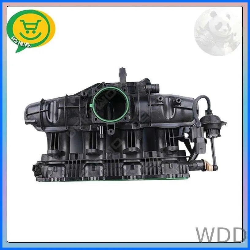 Впускной коллектор (впускной ресивер) в сборе VW/Audi 1.8 TSI 06J133185CE / 06J198211D