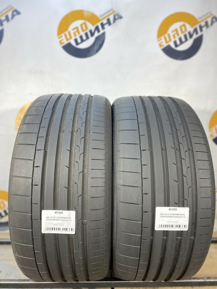 Шины Continental ContiSportContact 6 285/35R22 106T
