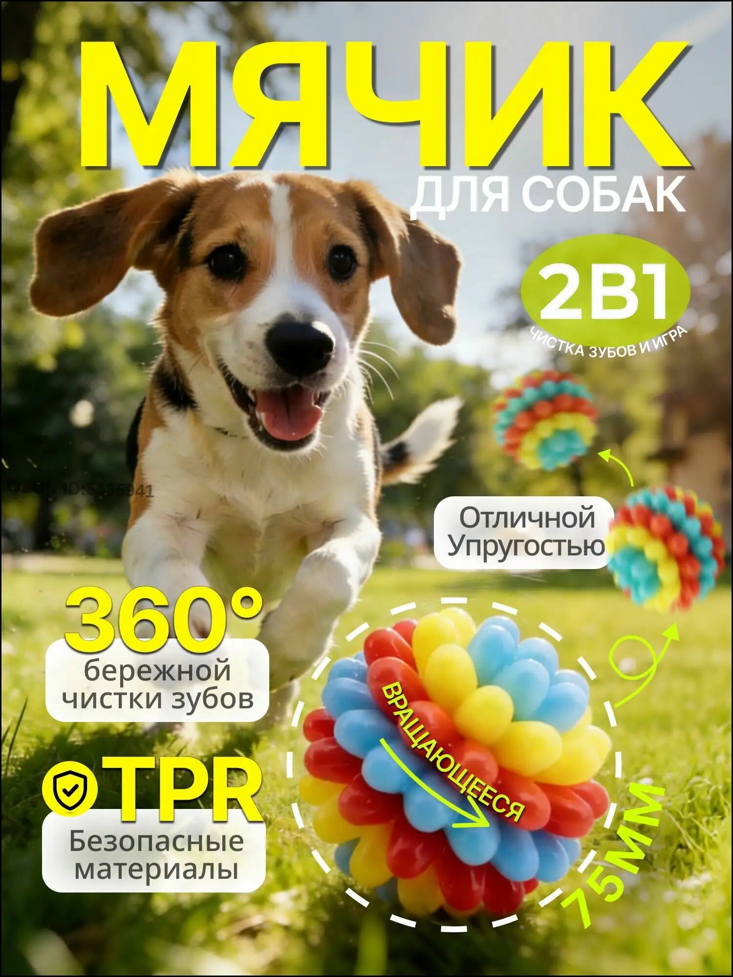 Эксклюзивный суккулент из TPR для собачьих зубов и игр