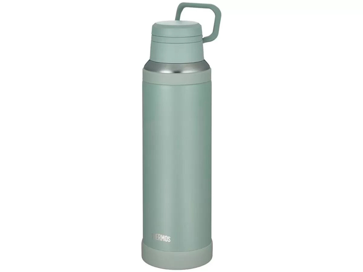 Термос Для Напитков (Термокружка) Thermos Joy-1500 Asg 1.5L, Нержавеющая Сталь, Откидной Механизм, Пепельно-Зелёный