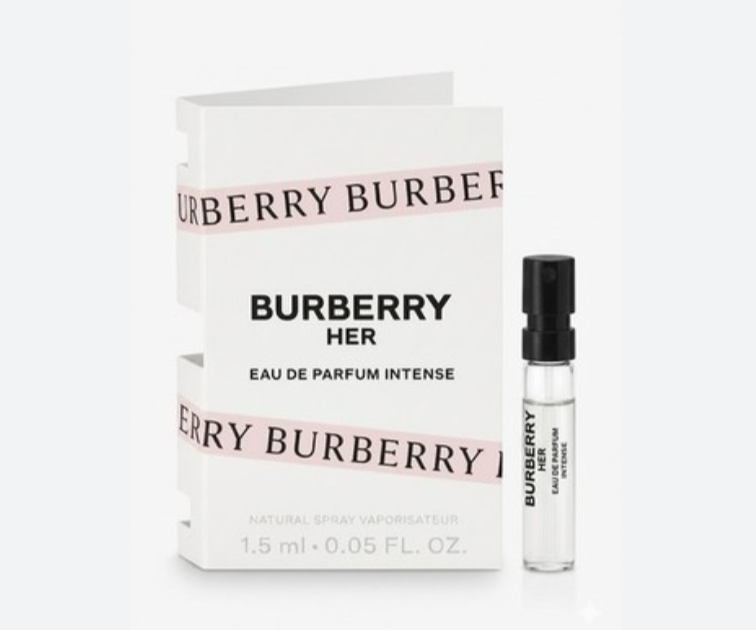 Burberry Her женская парфюмерная вода Intense 1.5 мл Vials пробник фруктовые цветочные