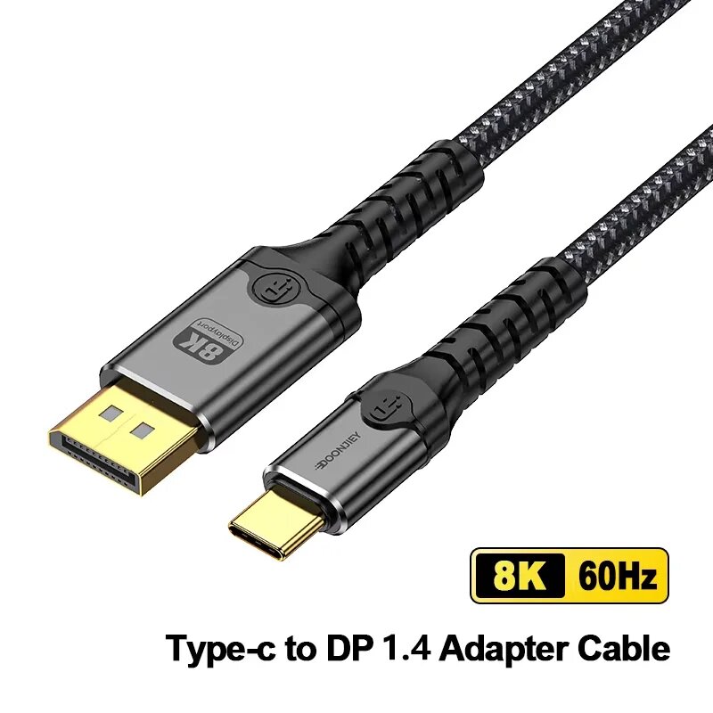 Кабель USB-C в DisplayPort 1.4 DOONJIEY, 1 м, 8K