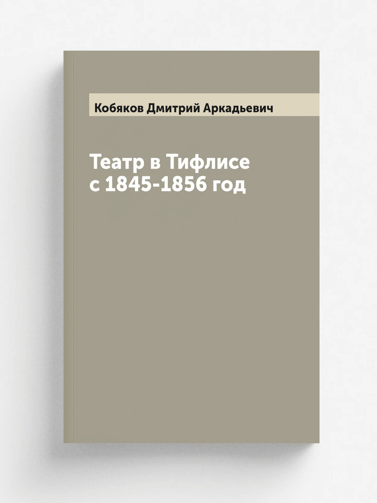 Театр в Тифлисе с 1845-1856 год