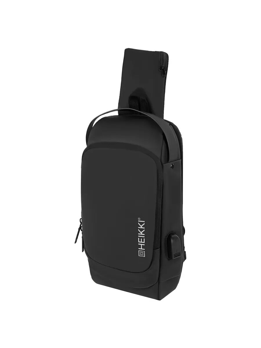 Рюкзак однолямочный с кодовым замком и Usb, 32x16x6 см, 4 л