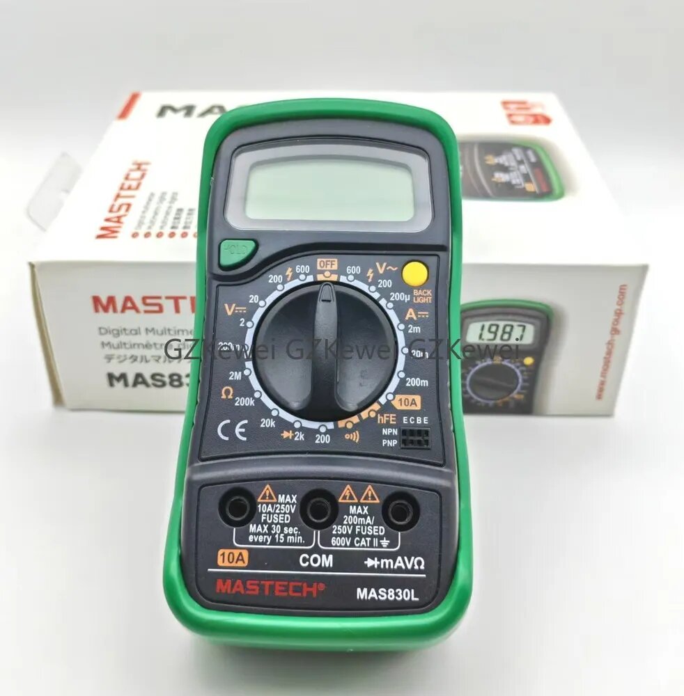 Цифровой датчик тока MASTECH MAS830L для электрических испытаний