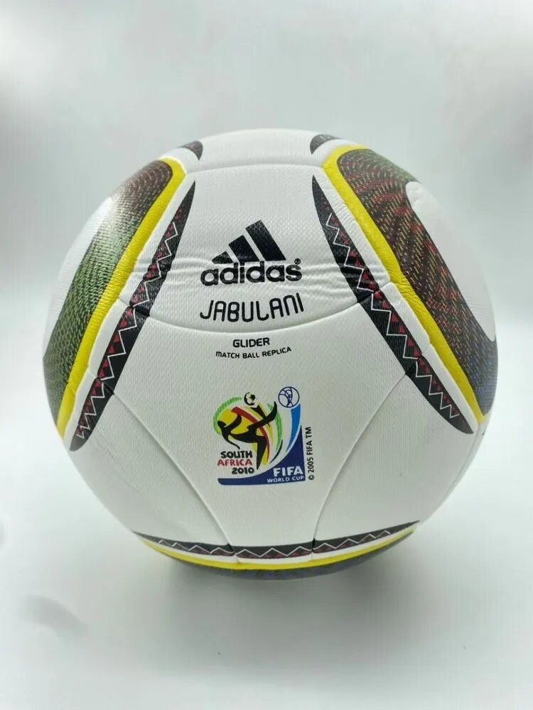 OEM Мяч футбольный Adidas Jabulani Glider 5 размер, белый, для Чемпионата мира