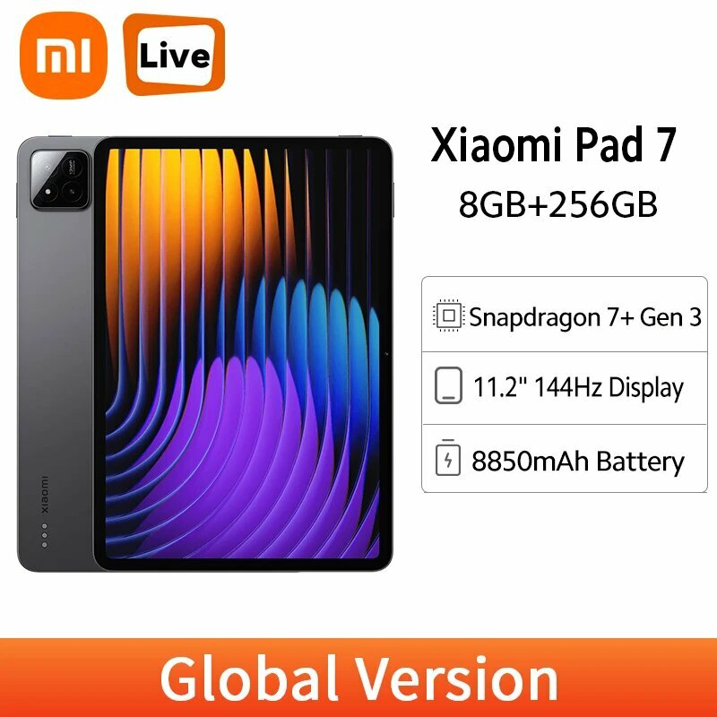 Планшет Xiaomi Pad 7, 11.2", 8/256ГБ, Wi-Fi, Android
