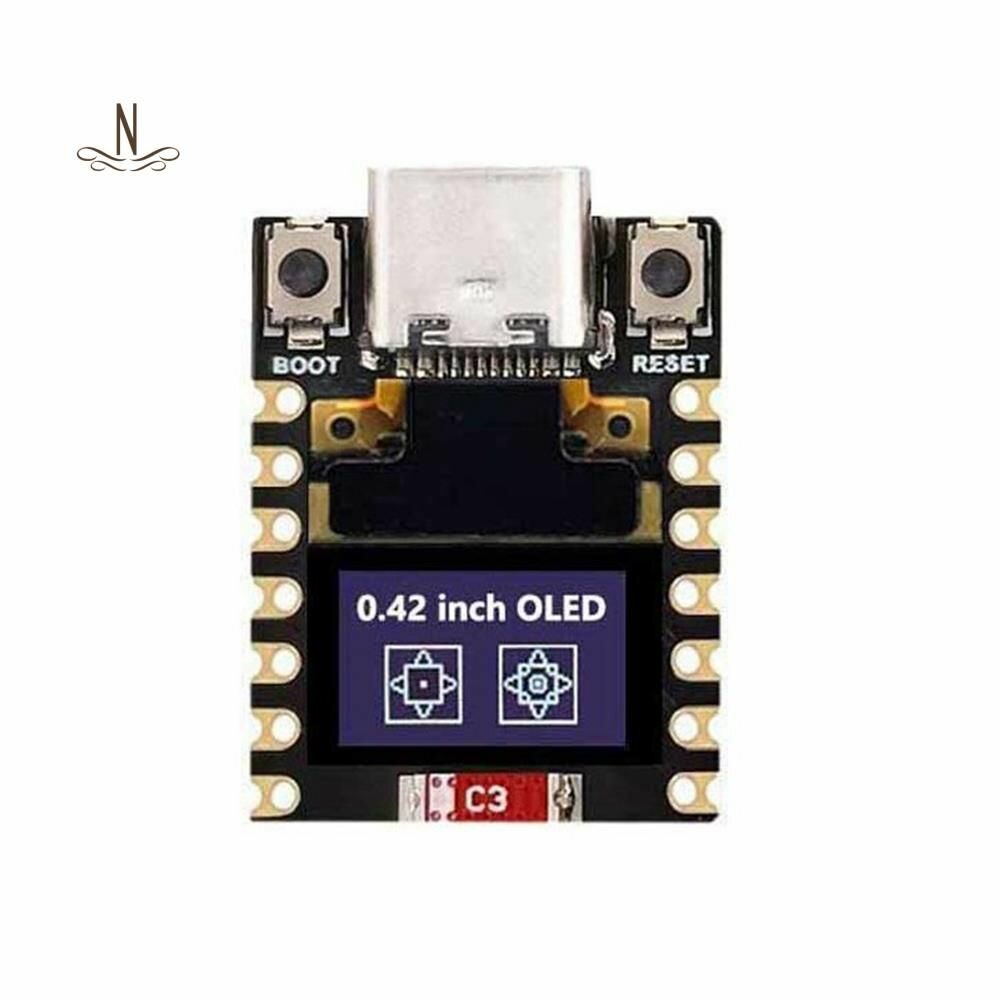 V1(QQOOJJZ))Плата Разработки ESP32-C6 MINI С 0,42-Дюймовым OLED-Дисплеем
