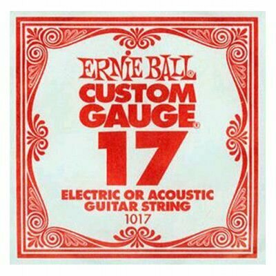 Ernie Ball 1017 Plain Steel .017 - Струна одиночная для акустической и электрогитары