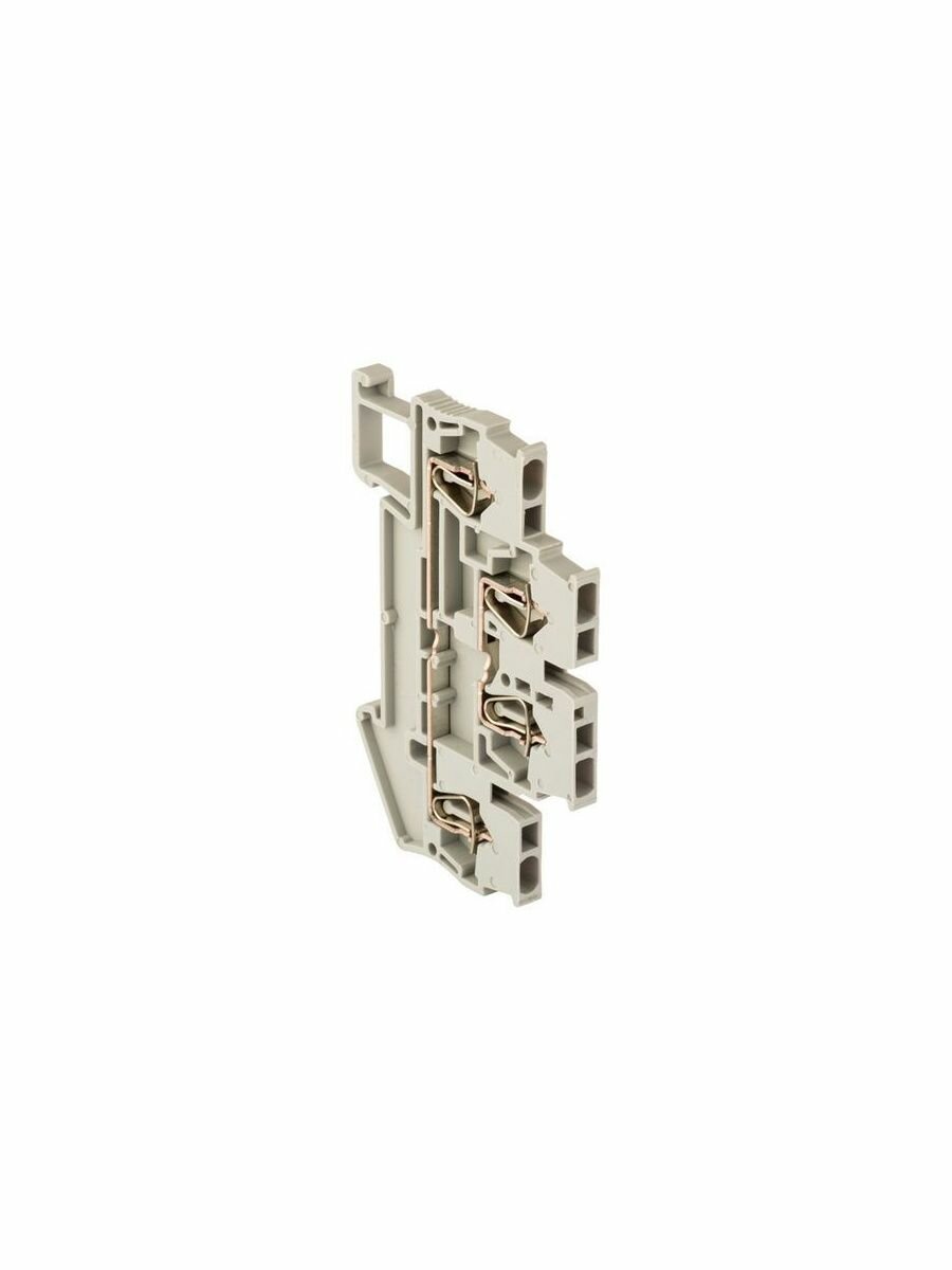 Колодка клеммная ST-1.5 17.5А двойн. пружинная сер. EKF plc-jxb-st-1.5-4-2