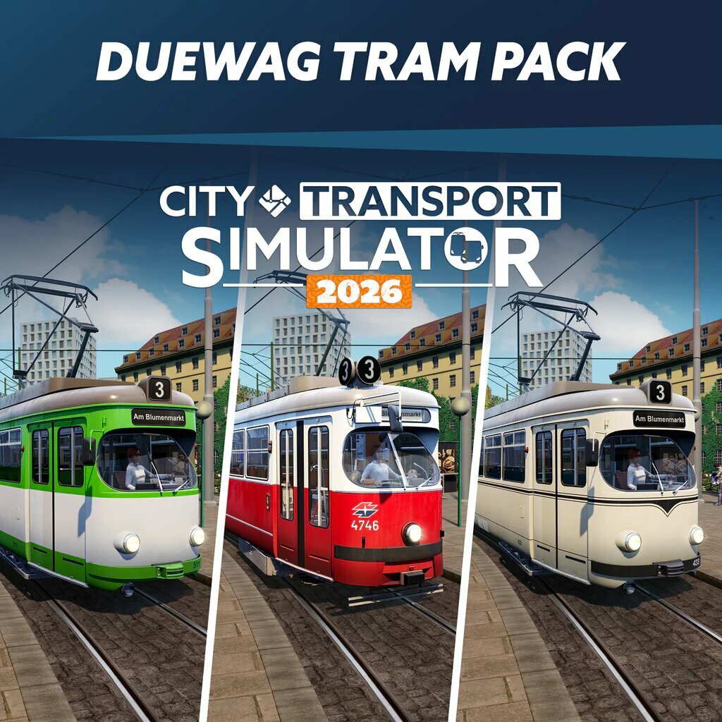 Дополнение CTS 2026 - Düwag Tram Pack, цифровое издание PlayStation 5, регион Индия / код пополнения баланса