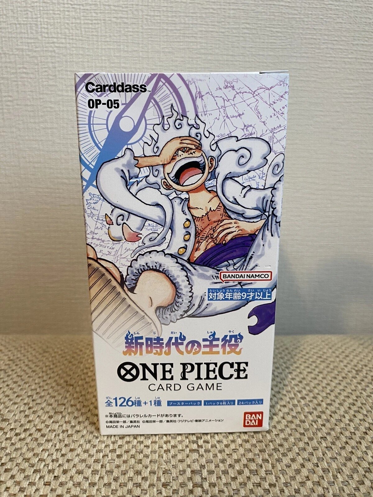 Bandai One Piece OPCG Op05: Японская Версия Бустер-Коробка, Коллекционные Карты OP-05 Японское пробуждение новой эры запечатано
