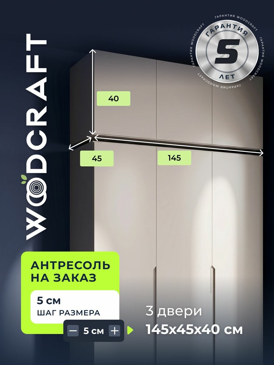 Антресоль-3-145-45-40 Велюр