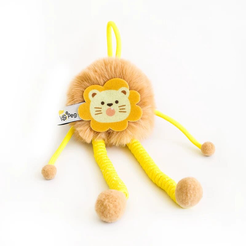 Желтая игрушка для кошек с кошачьей мятой и колокольчиком - растяжимая висячая эластичная игрушка для кошек,
