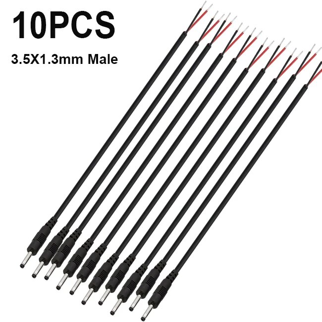 Разъем кабеля постоянного тока 3,5х1,35 мм 10PCS Male