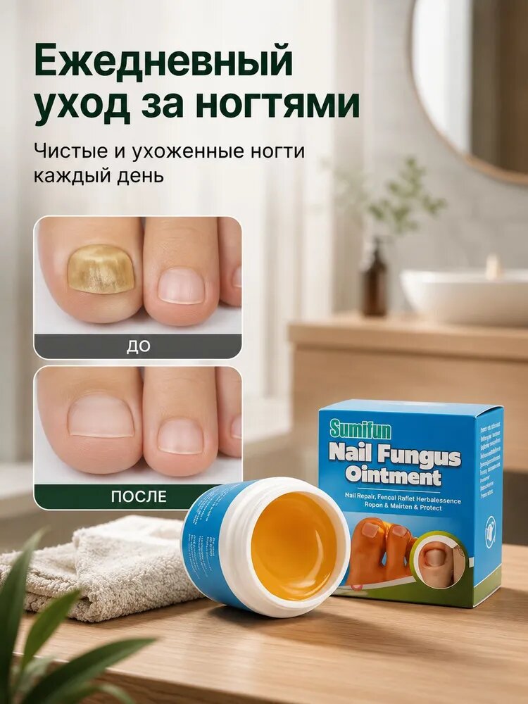 Крем для ухода за ногтями и стопами, увлажняющий бальзам для ног, уход за кутикулой и ногтевой пластиной, смягчение и восстановление, 35 мл