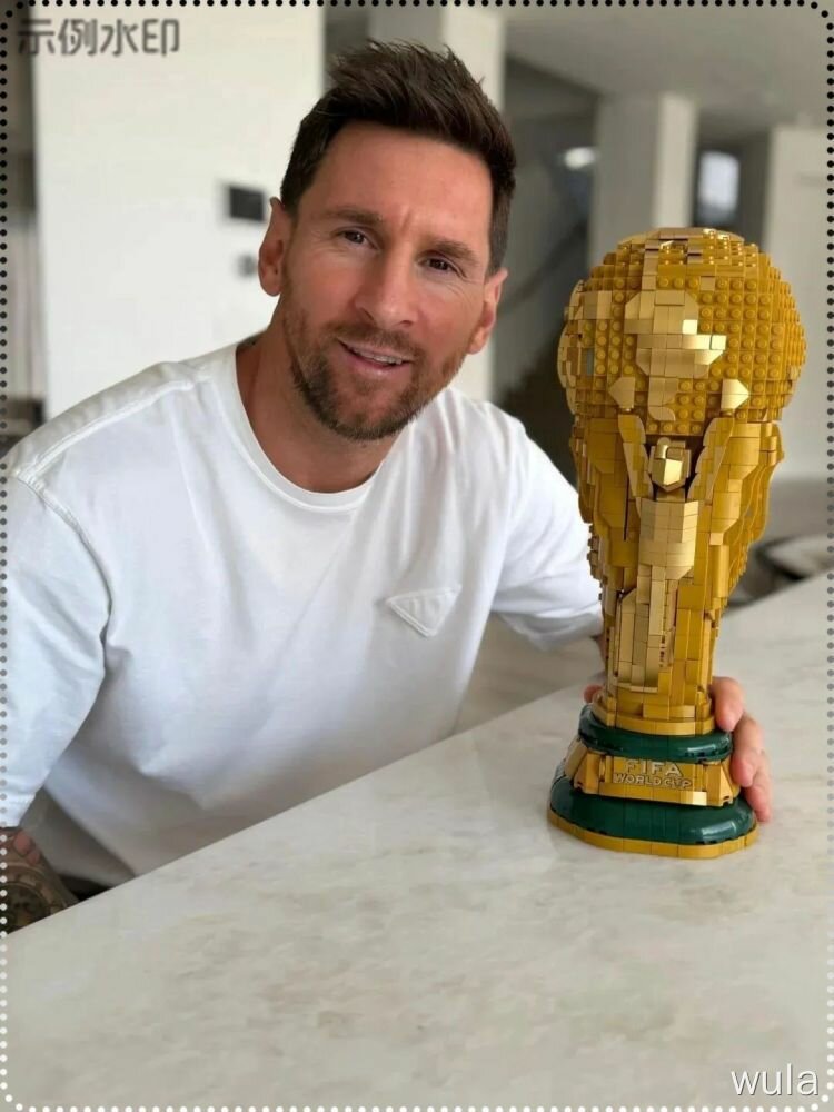 Конструктор Edition 43020 Официальный трофей чемпионата мира по футболу, кубок FIFA 2026, подарок фанату футбола